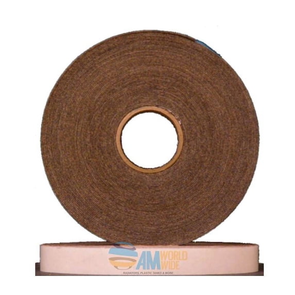 Standard Cork and Rubber Gasket Tape for Radiator Repair, 1/16” x 1.25 ...