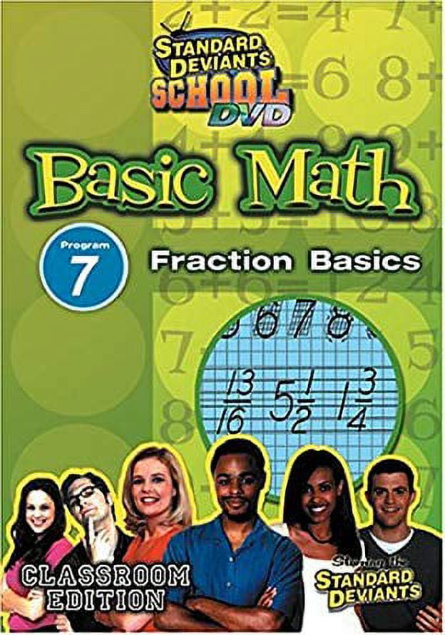 Standard Deviants School: Basic Math - Program 7 - Fraction Basics - Walmart.com