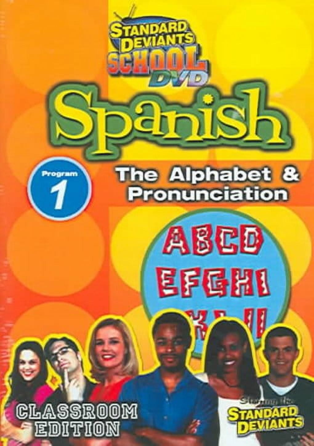Standard Deviants School: Spanish, Program One - The Alphabet and ...