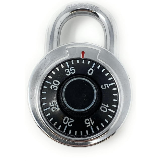 Standard Dial Combination Lock, 2 In. Wide With Different Combinations ...