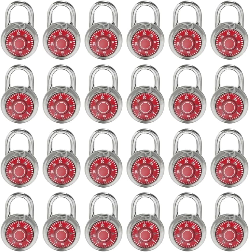 Standard Dial Combination Lock, 2 in. Wide, with Different Combinations ...