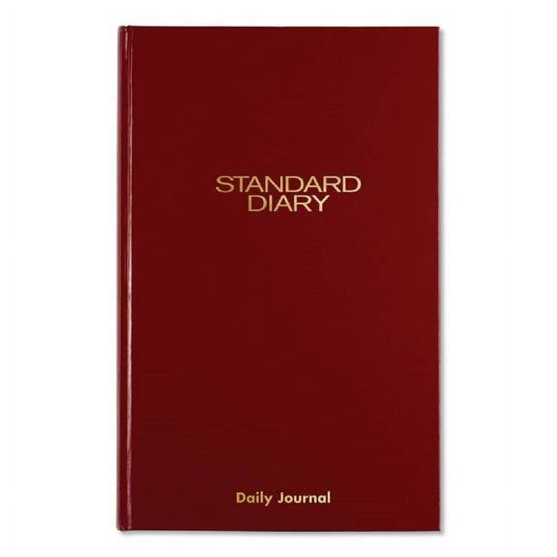 Standard Diary Recycled Daily Journal, Red, 12.13 X 7.69, 2021 ...