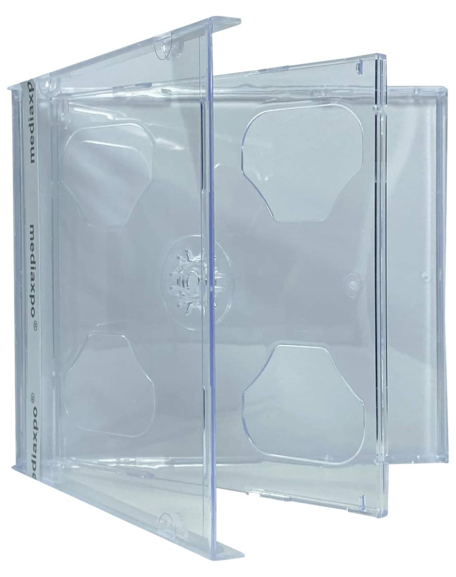 Standard Double Jewel Case 10.4mm - Double Capacity - Holds 2 Discs ...