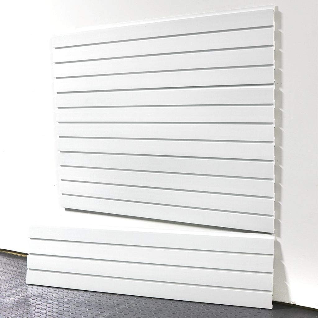 Standard Duty 4' ft. Slatwall Panels (Set of 4 Panels, Covers 16 sq. ft ...