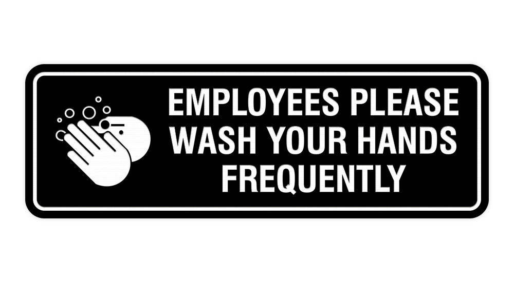 Standard Did You Remember To Wash Your Hands? Sign (Yellow / Black ...