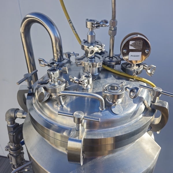 Standard Fluid Products Jacketed Pressure Reactor Vessel 90 Liter ...