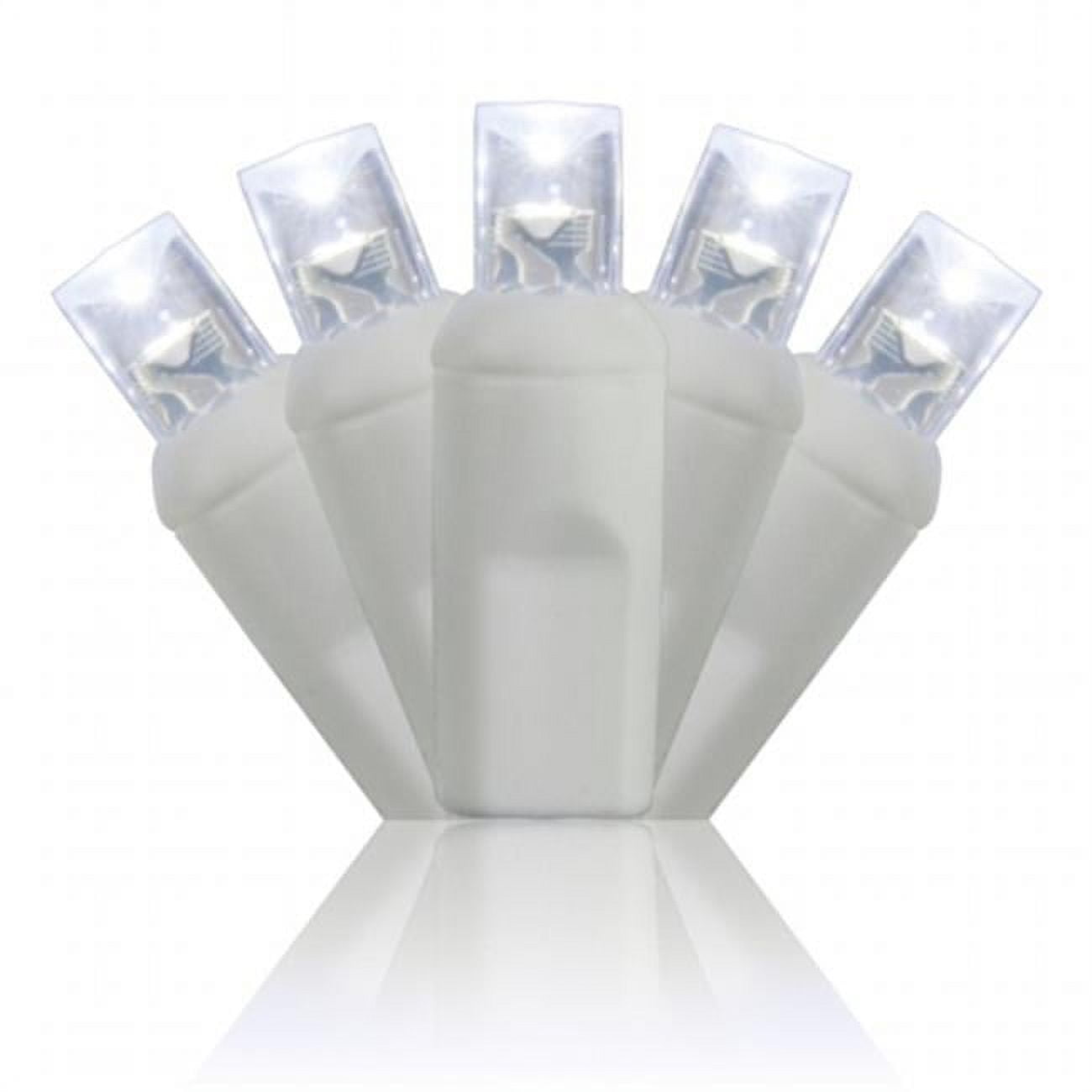 Standard Grade Pure White LED Twinkle lights on White Wire - Walmart.com