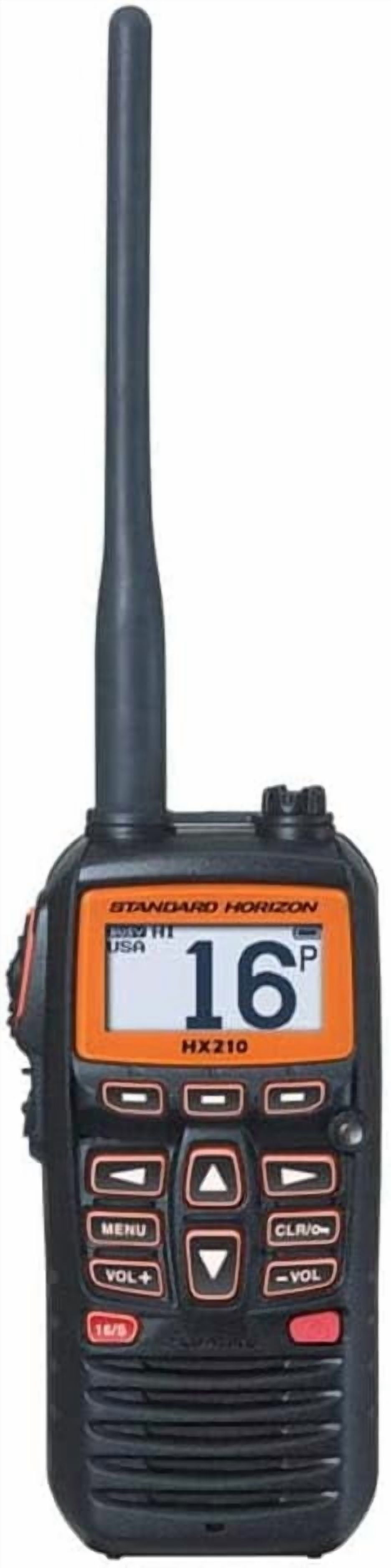 Standard Horizon HX210 Hand Held VHF 6 Watt Floating - Walmart.com