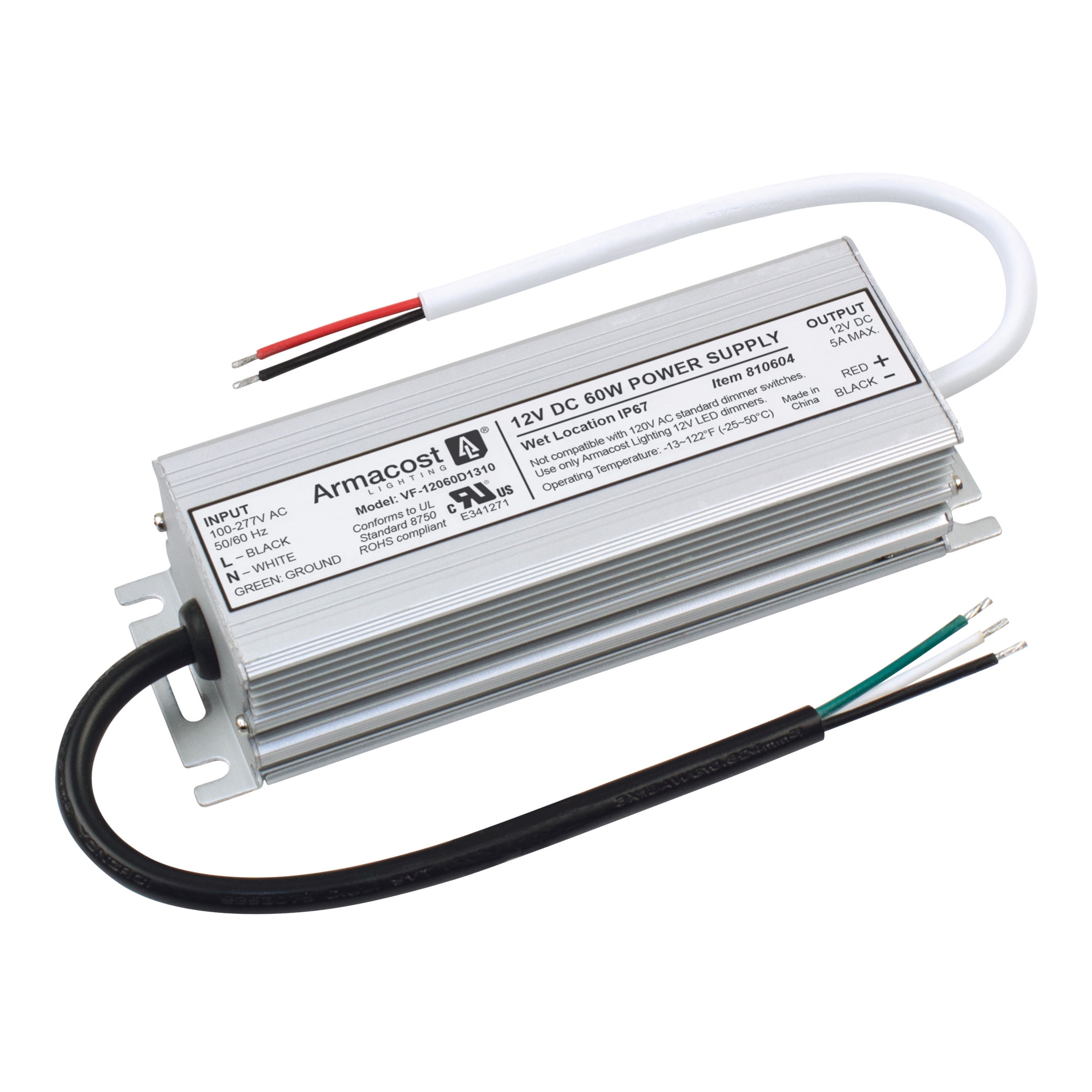 Standard Indoor/Outdoor LED Driver 12V DC - Walmart.com