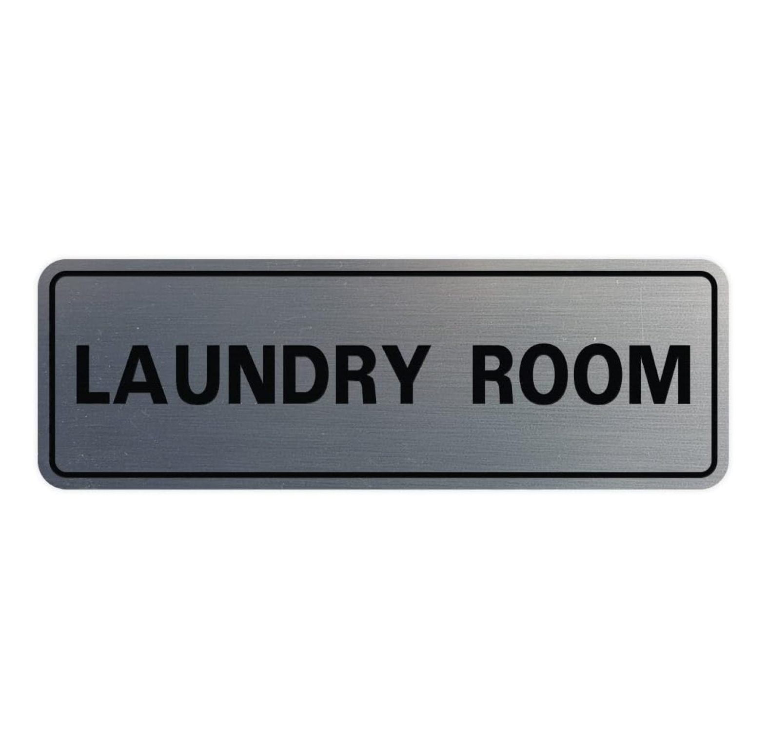 Standard Laundry Room Wall or Door Sign - Durable Signage | Ideal for ...