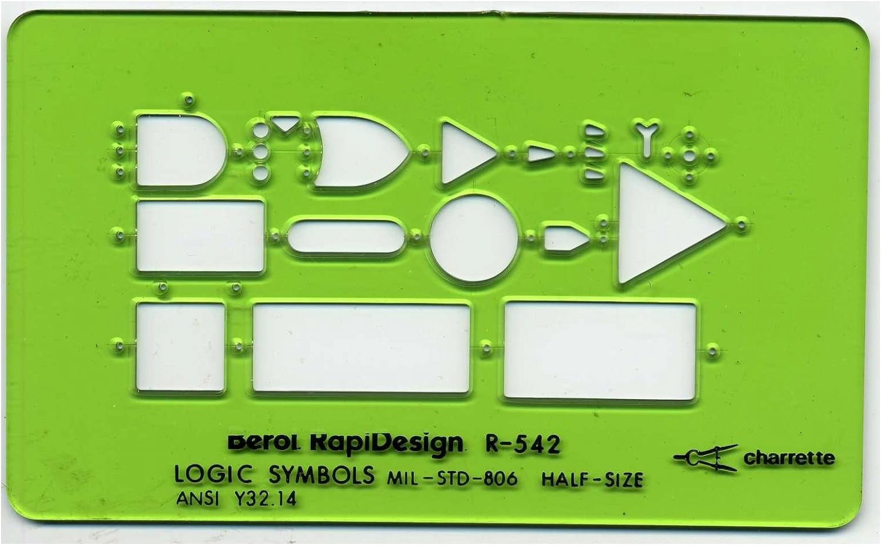 Standard Logic Symbols Half-Size - Walmart.com