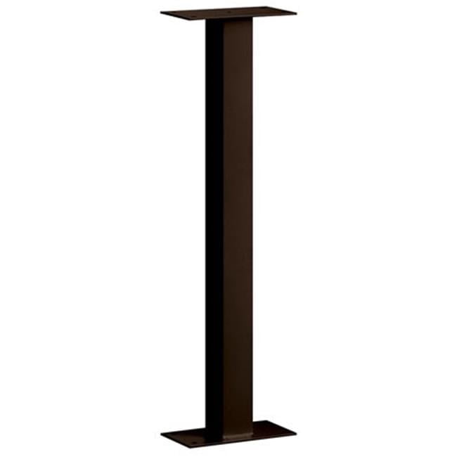 Standard Mailbox Post Bolt Mounted - Bronze - Walmart.com