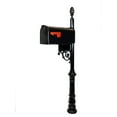 Standard Mailbox and Decorative Post System with Number Plate - Walmart.com