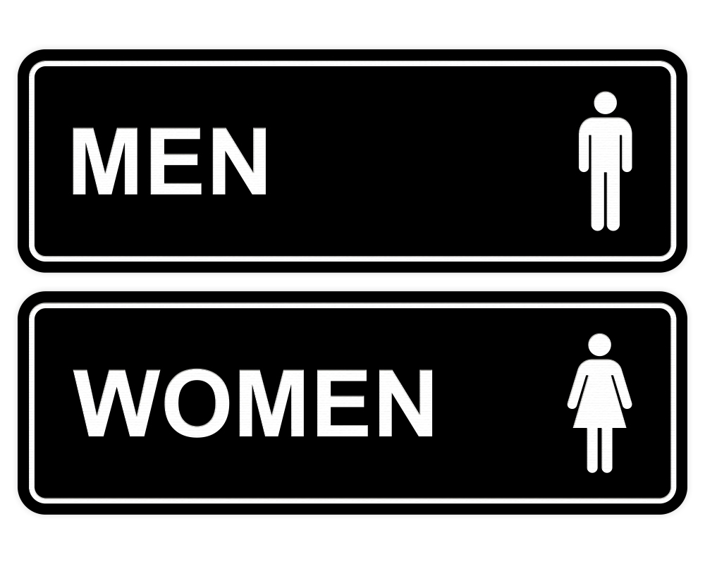 Men's Restroom Sign - Walmart.com