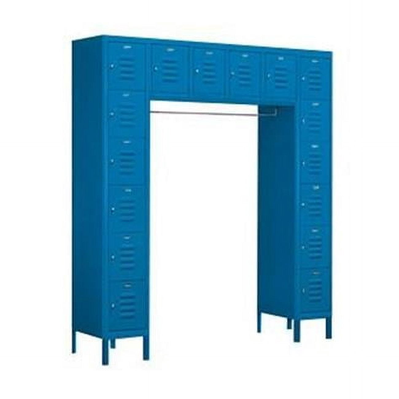 Standard Metal Locker - Blue - Assembled - Walmart.com