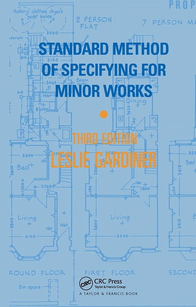Standard Method of Specifying for Minor Works, (Hardcover) - Walmart.com