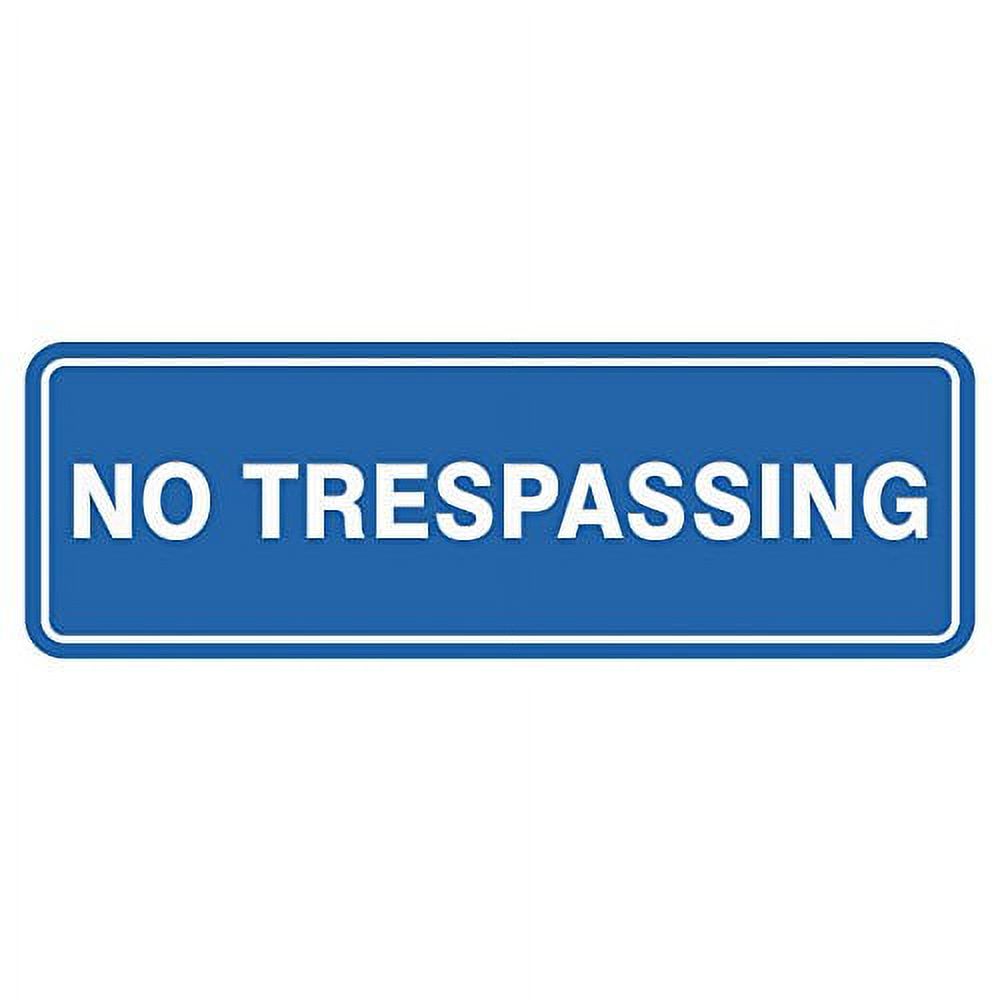 Signs ByLITA Standard No Trespassing No Loitering Wall or Door Sign ...