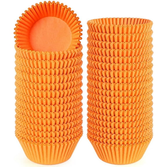 Standard Natural Cupcake Liners 500 Count, No Smell, Grease-Proof Paper ...