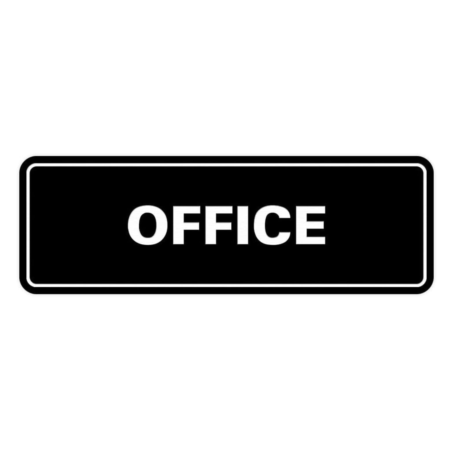 Standard Office Sign - Professional Business Signage - Easy to Install ...
