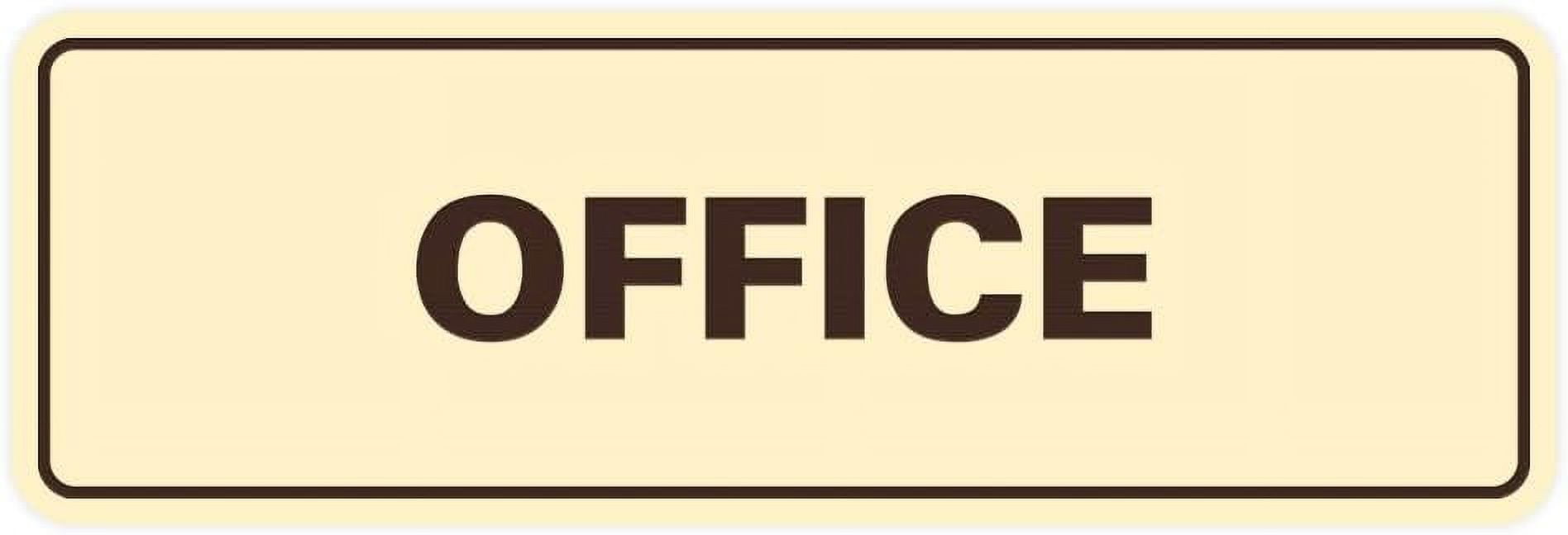 Standard Office Sign - Professional Business Signage - Easy to Install ...