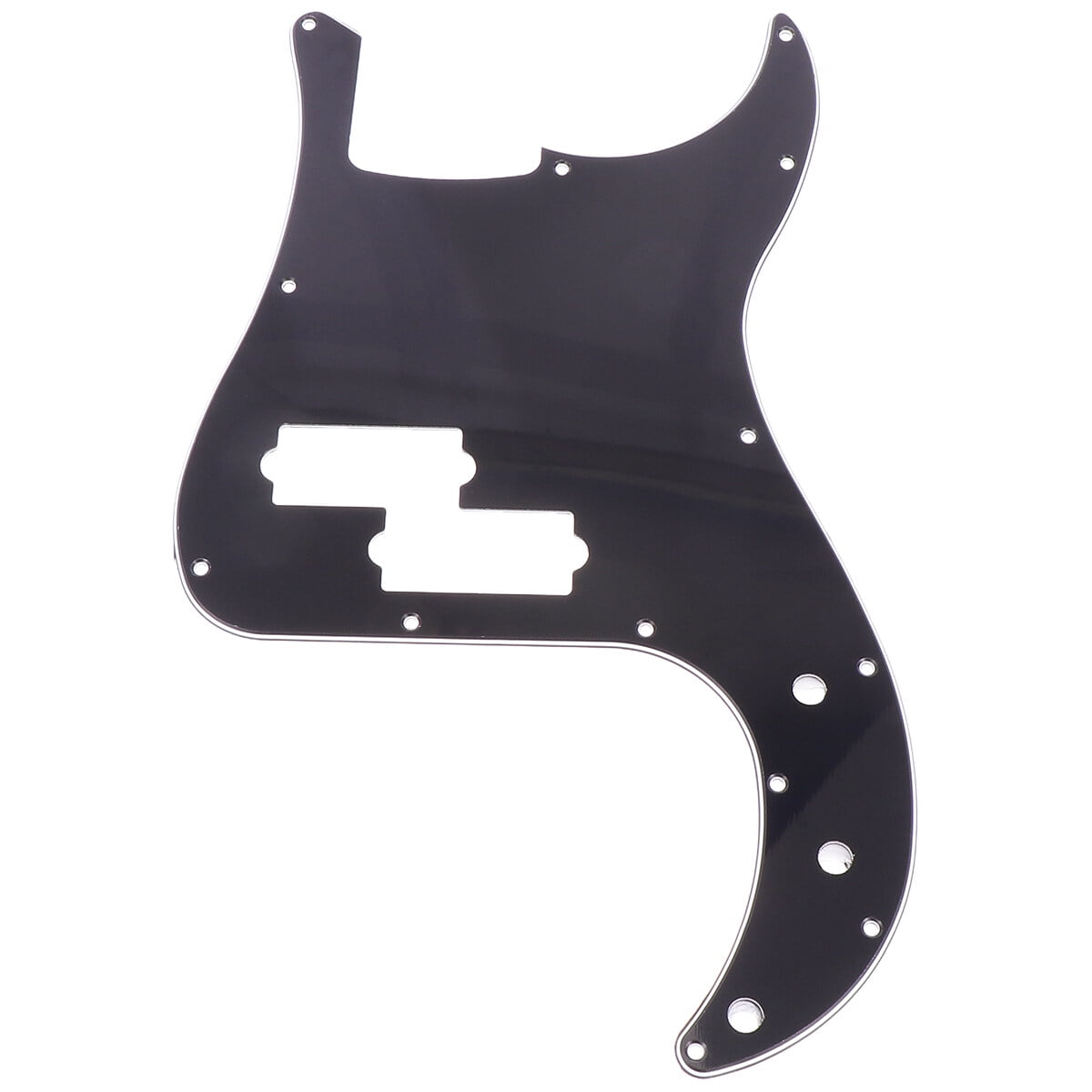 Standard Pb P Bass Pickguard Scratch Plate 13 Holes Pickguard Bass Parts Replacment Black