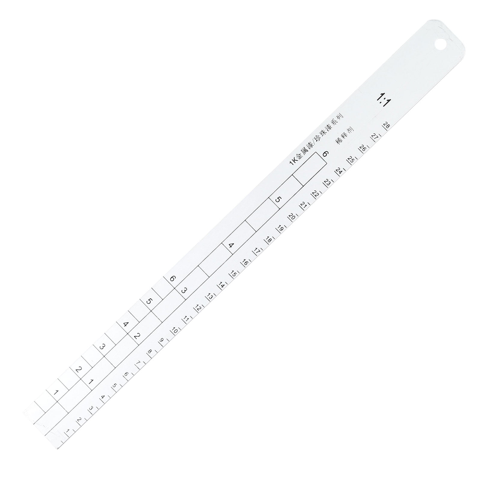 Standard Paint Ruler Paint Ratio Ruler Paint Mixing Ruler Dipsticks ...