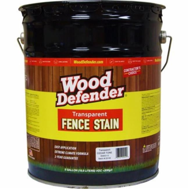 Standard Paints Wood Defender Cedar Tone Fence Stain - 5 Gallon for ...