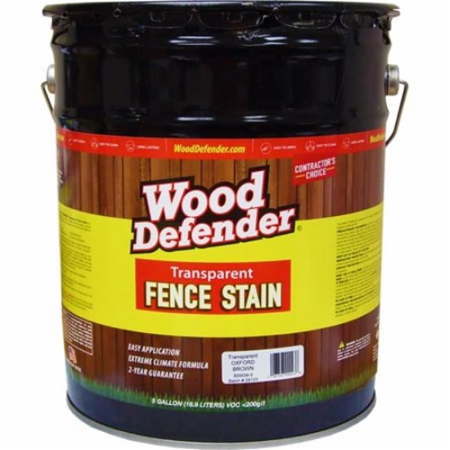 Standard Paints Oxford Brown Wood Exterior Staining Fence Stain, 5 gal ...