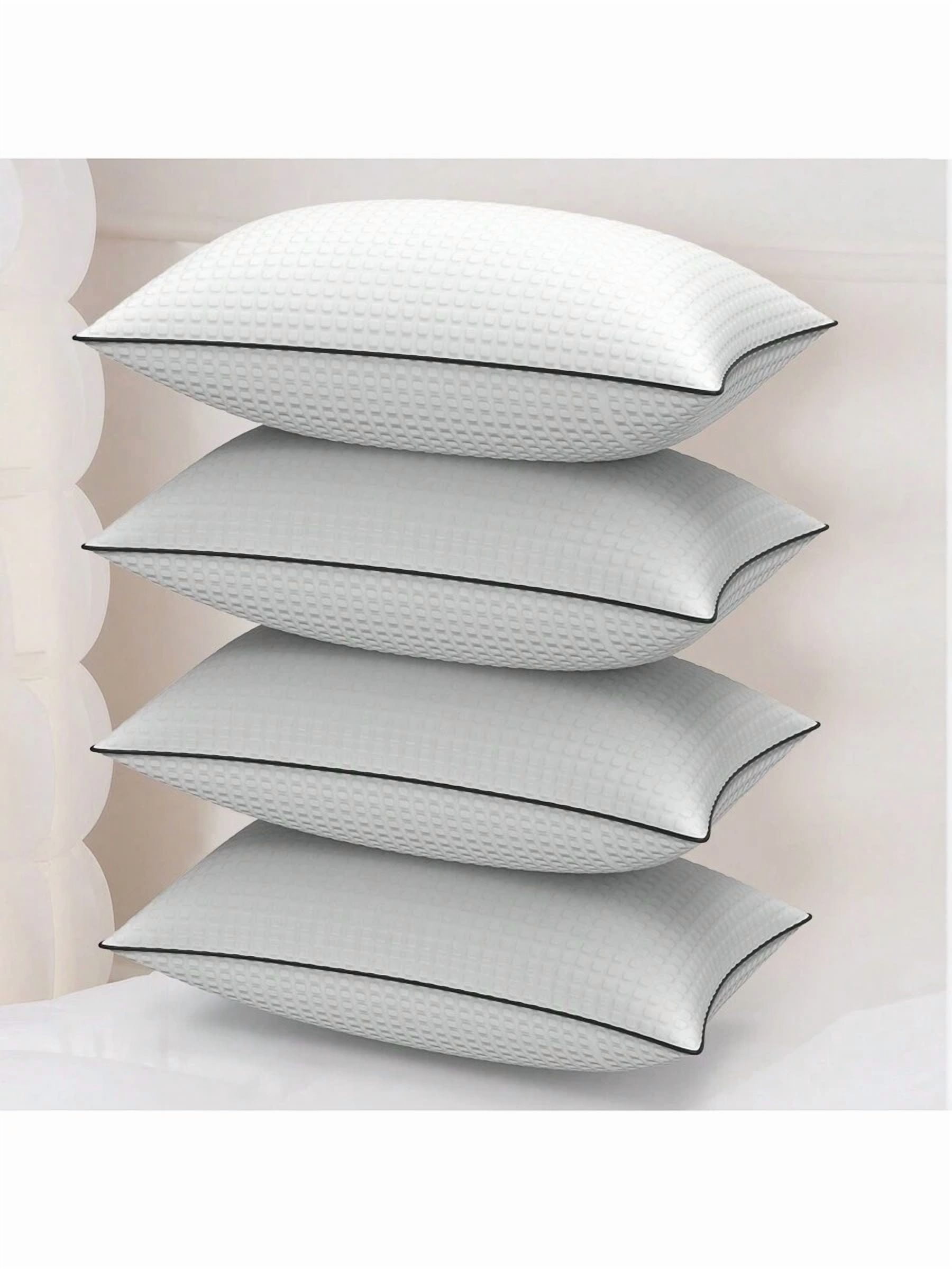 Standard Pillows For Sleeping - Bed Pillows Set Of 4 - Luxury Hotel ...