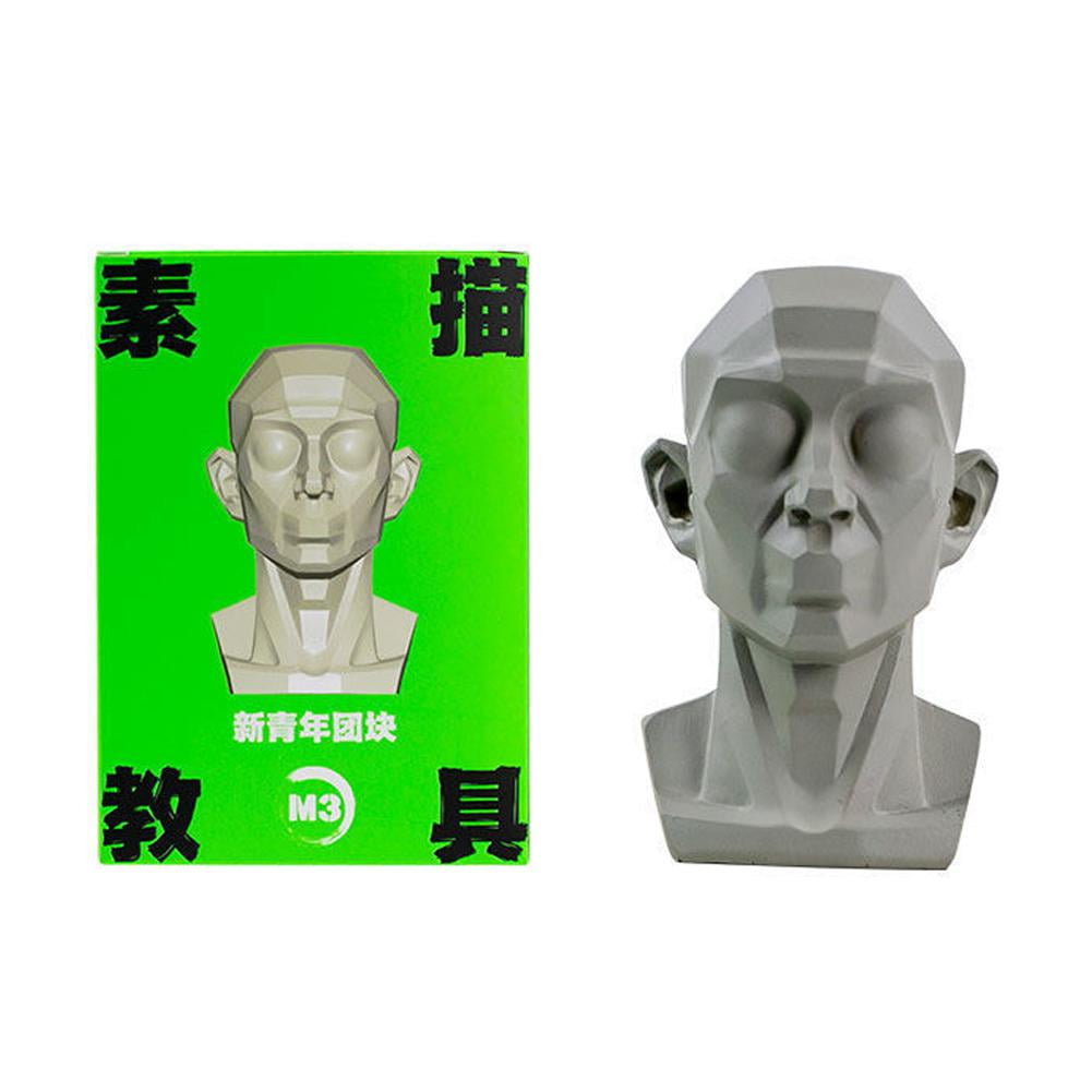 Standard Planar Head Model for Artists, Women Men Human Manikin Head ...