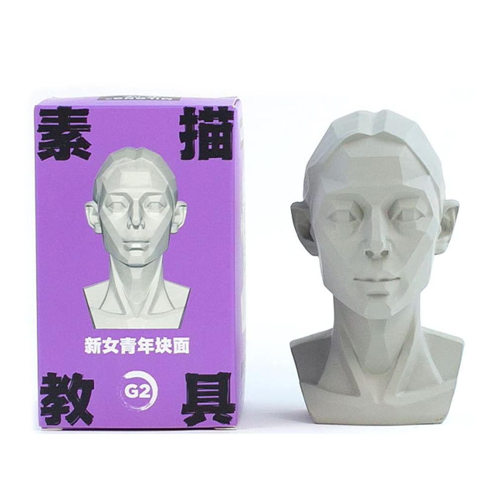 Standard Planar Head Model for Artists, Women Men Human Manikin Head ...