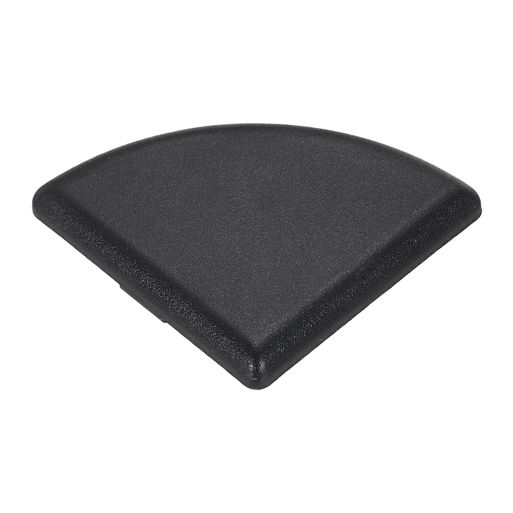 Standard Plastic Fan-shaped Aluminum Extrusion End Cap Black 40x40mm ...
