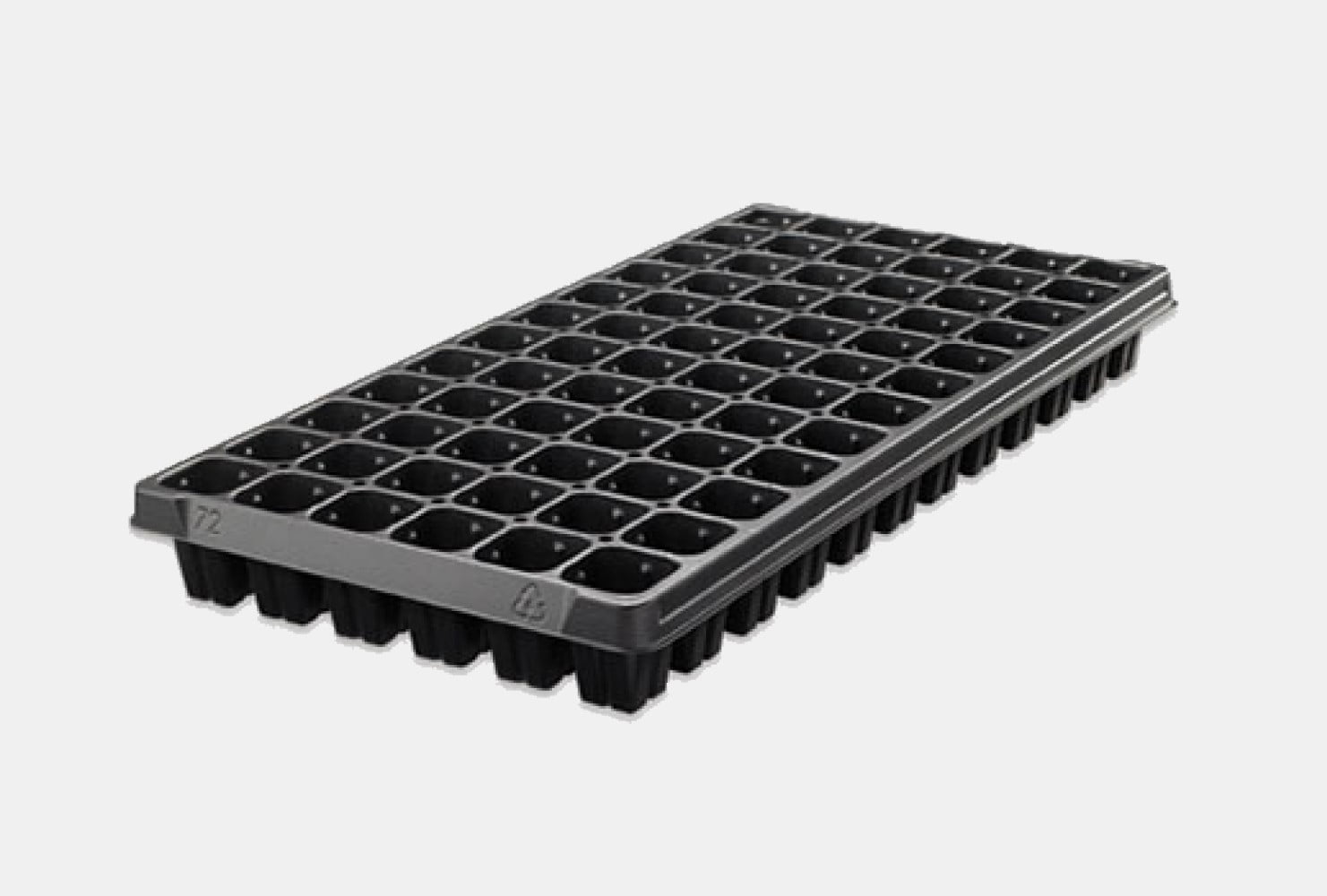 Standard Plug Tray 72 Square Cells - Cell Depth 2.25" - 10 Trays by T.O ...