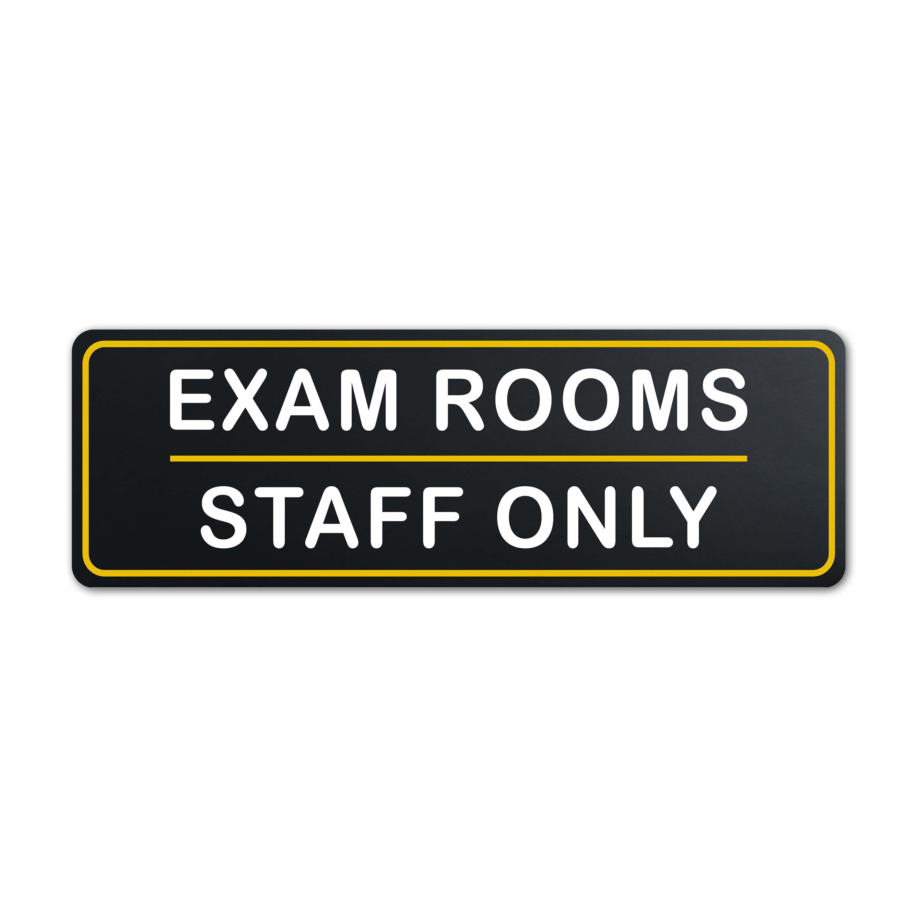 Standard Plus Exam Rooms – Staff Only Wall or Door Sign | Exam Room ...