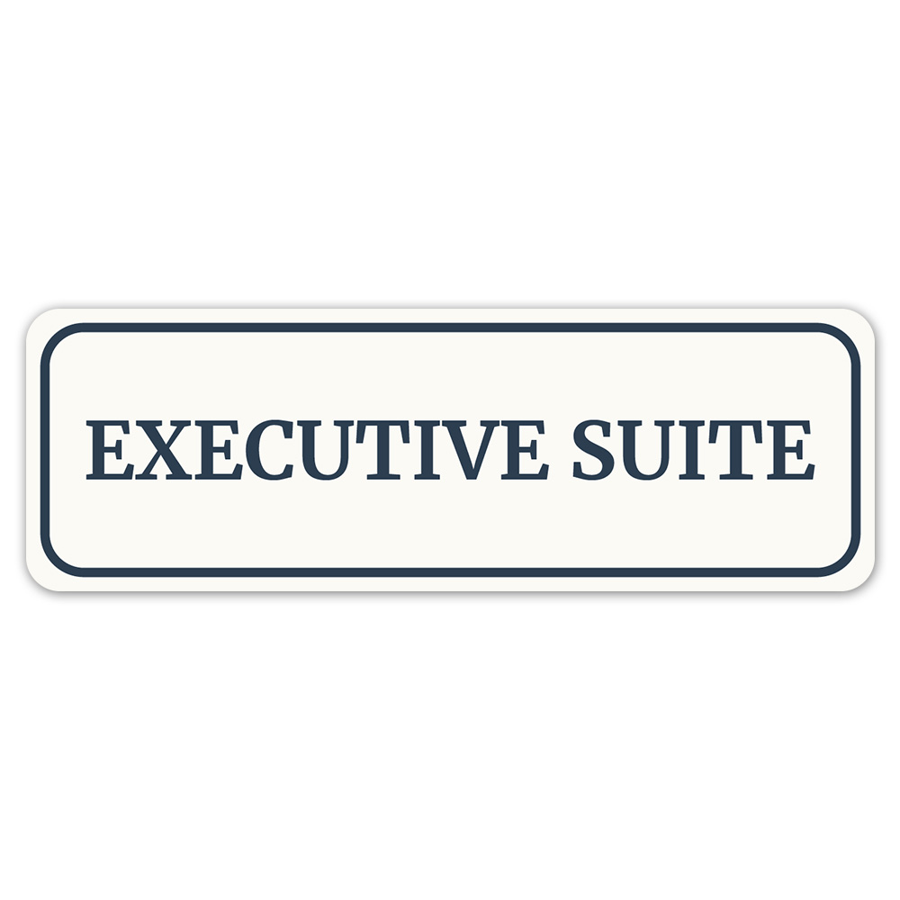 Standard Plus Executive Suite Wall or Door Sign | Office Room ...