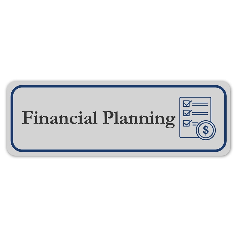 Standard Plus Financial Planning Room Wall or Door Sign | Office Room ...