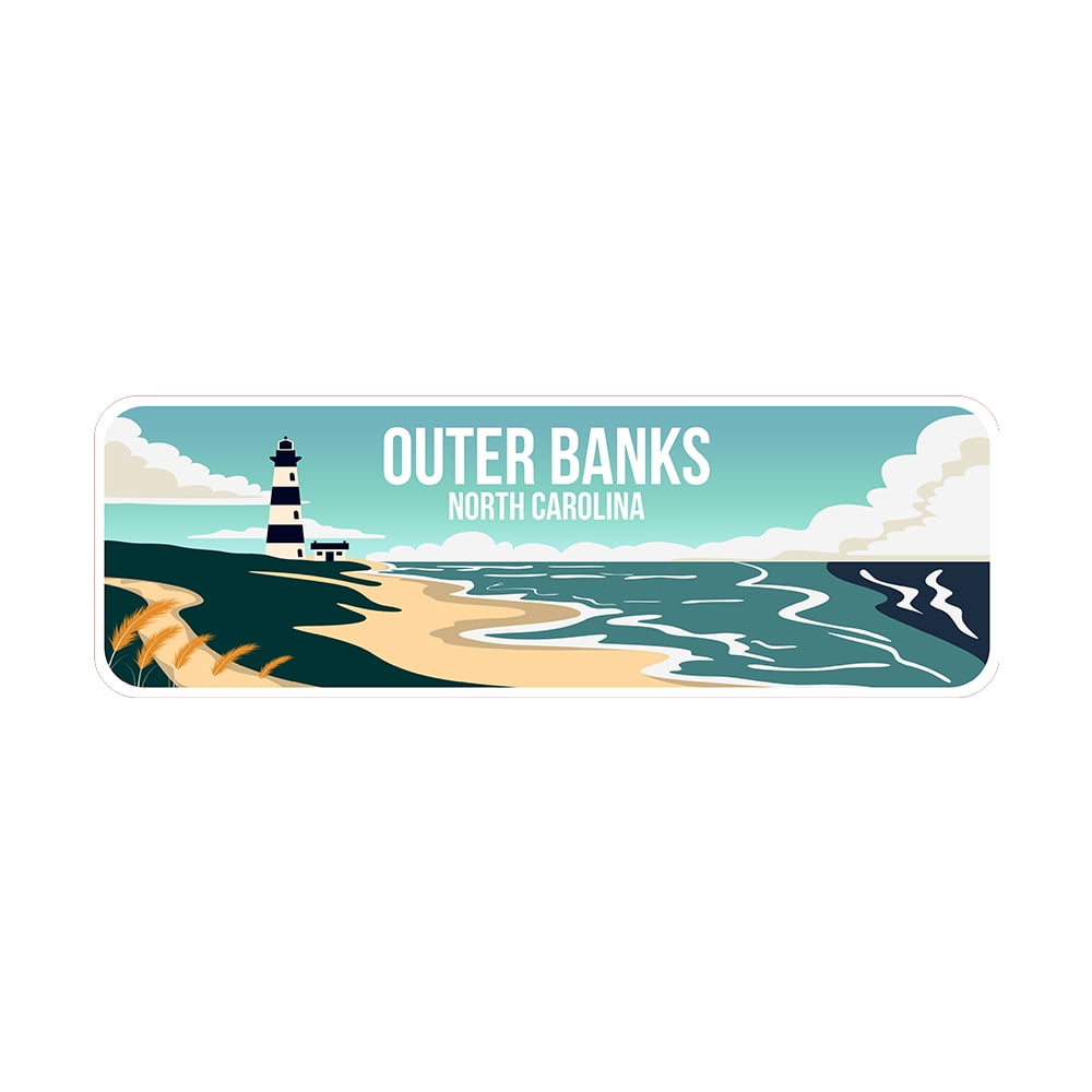 Standard Plus Outer Banks, North Carolina Wall or Door Sign | Famous US ...