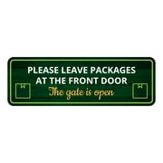 Please Leave Door Open Sign