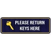 Classic Framed Please Use Other Door Right Arrow Sign (Red) - Small ...