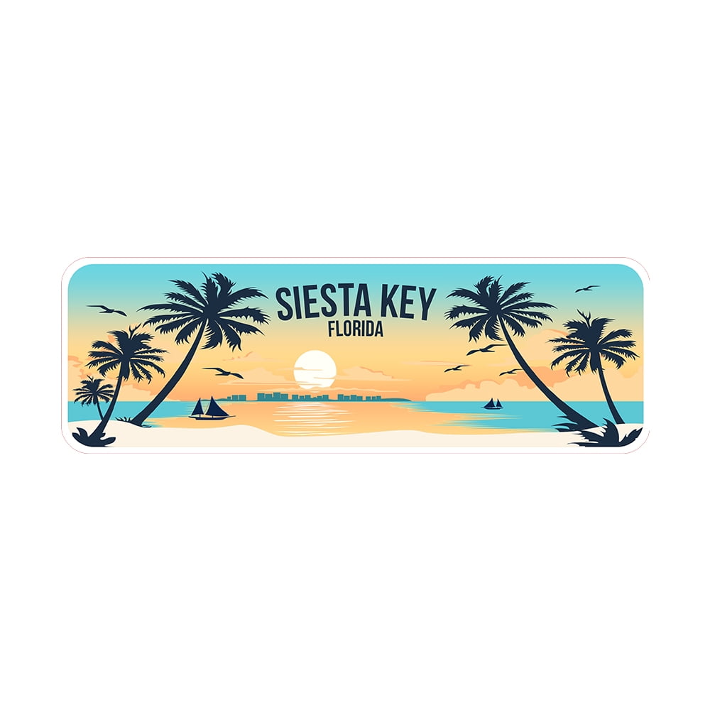 Standard Plus Siesta Key Beach, Florida Wall or Door Sign | Famous US ...
