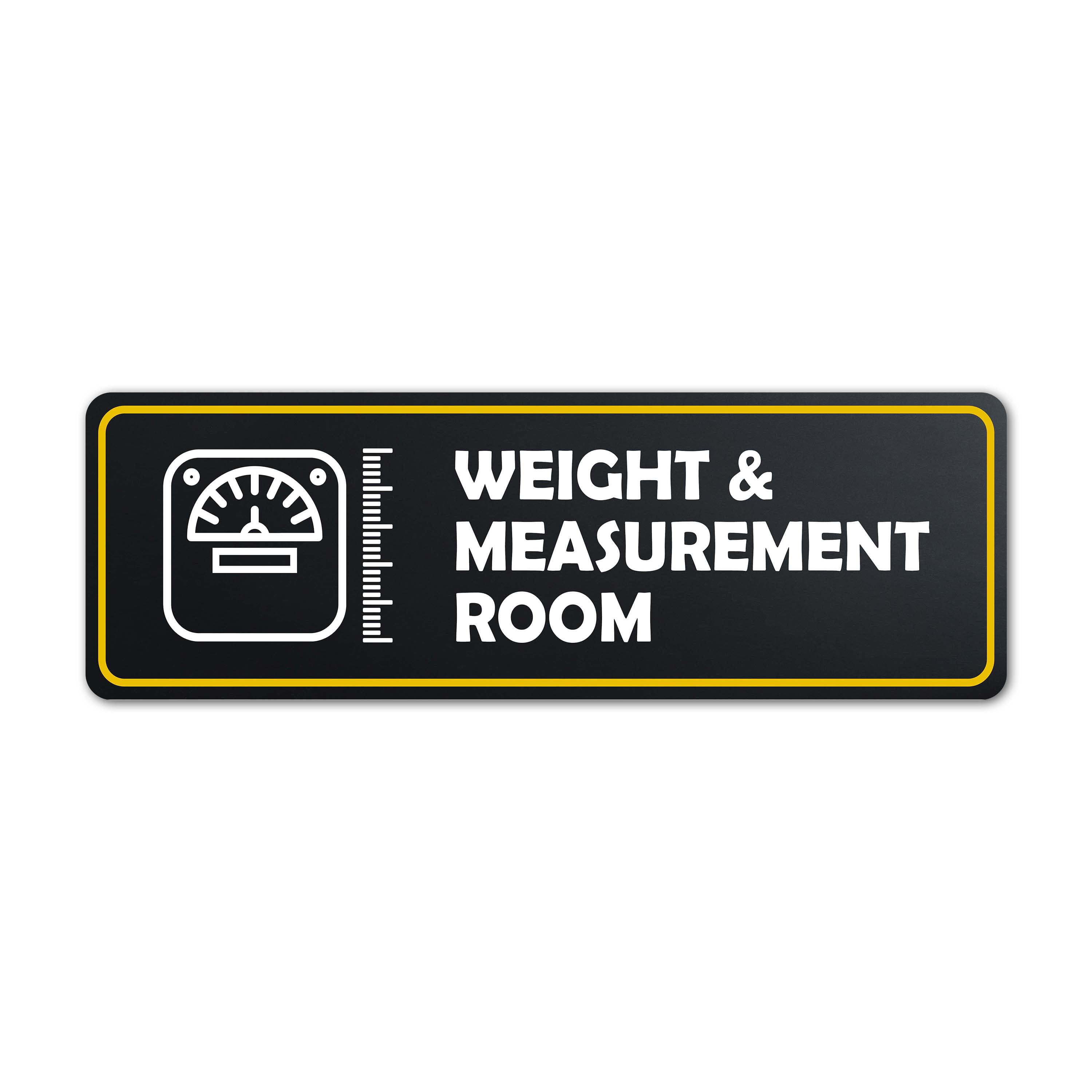 Standard Plus Weight & Measurement Room Wall or Door Sign | Exam Room ...