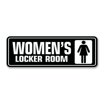 Portrait Round Plus Notice Please Lock Door Wall or Door Sign | Health ...