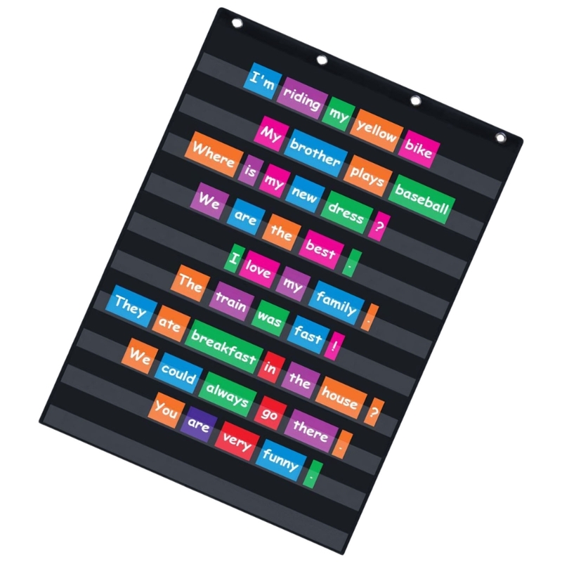 Standard Pocket Charts Clear 10 Pocket Charts Interactive and Versatile ...