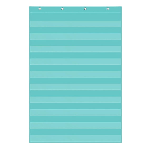 Wall Hanging Pocket Charts Clear Pockets Words Chart Standard Pocket ...