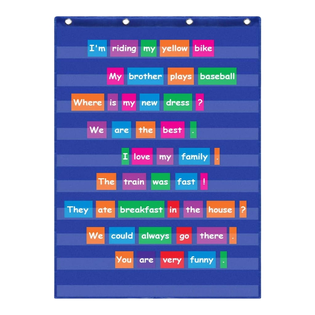 Standard Pocket Charts Clear 10 Pocket Charts Wall Hanging Pocket ...