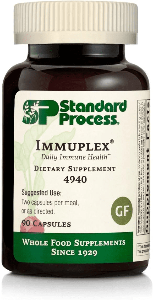 Standard Process Immuplex - Daily Immune Support Supplement with Folate ...
