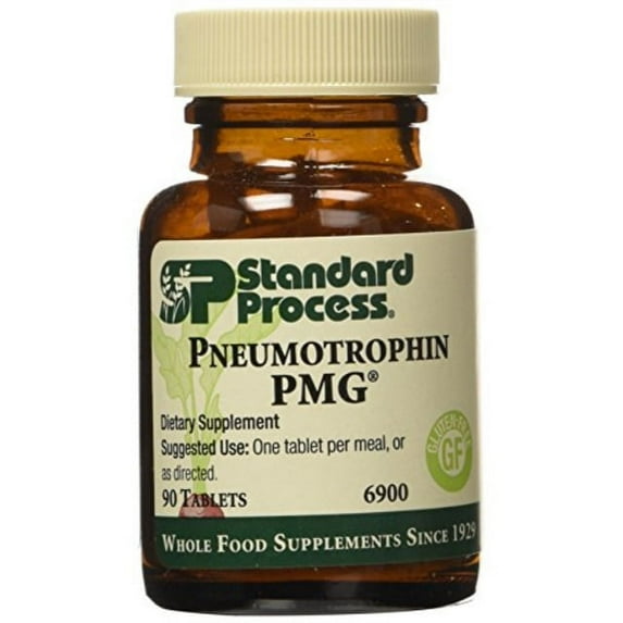 Standard Process Pneumotrophin PMG 90 Tabs, Gluten-Free, Cholesterol-Free - Walmart.com