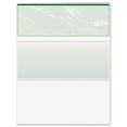 "Standard Security Check, 11 Features, 8.5 X 11, Green Marble Top, 500 ...