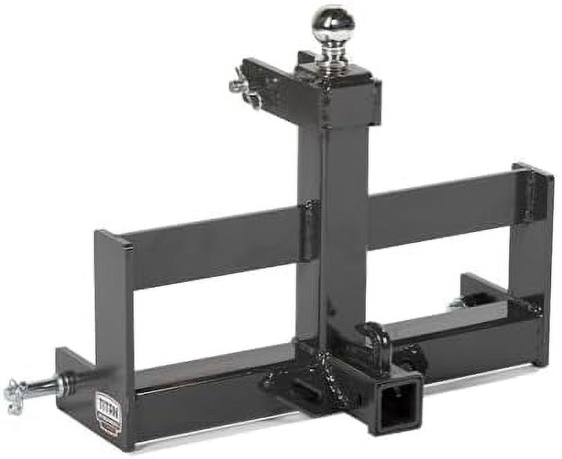 Standard Series 3 Point Charcoal Tractor Drawbar with Suitcase Weight Brackets, Compatible with ...
