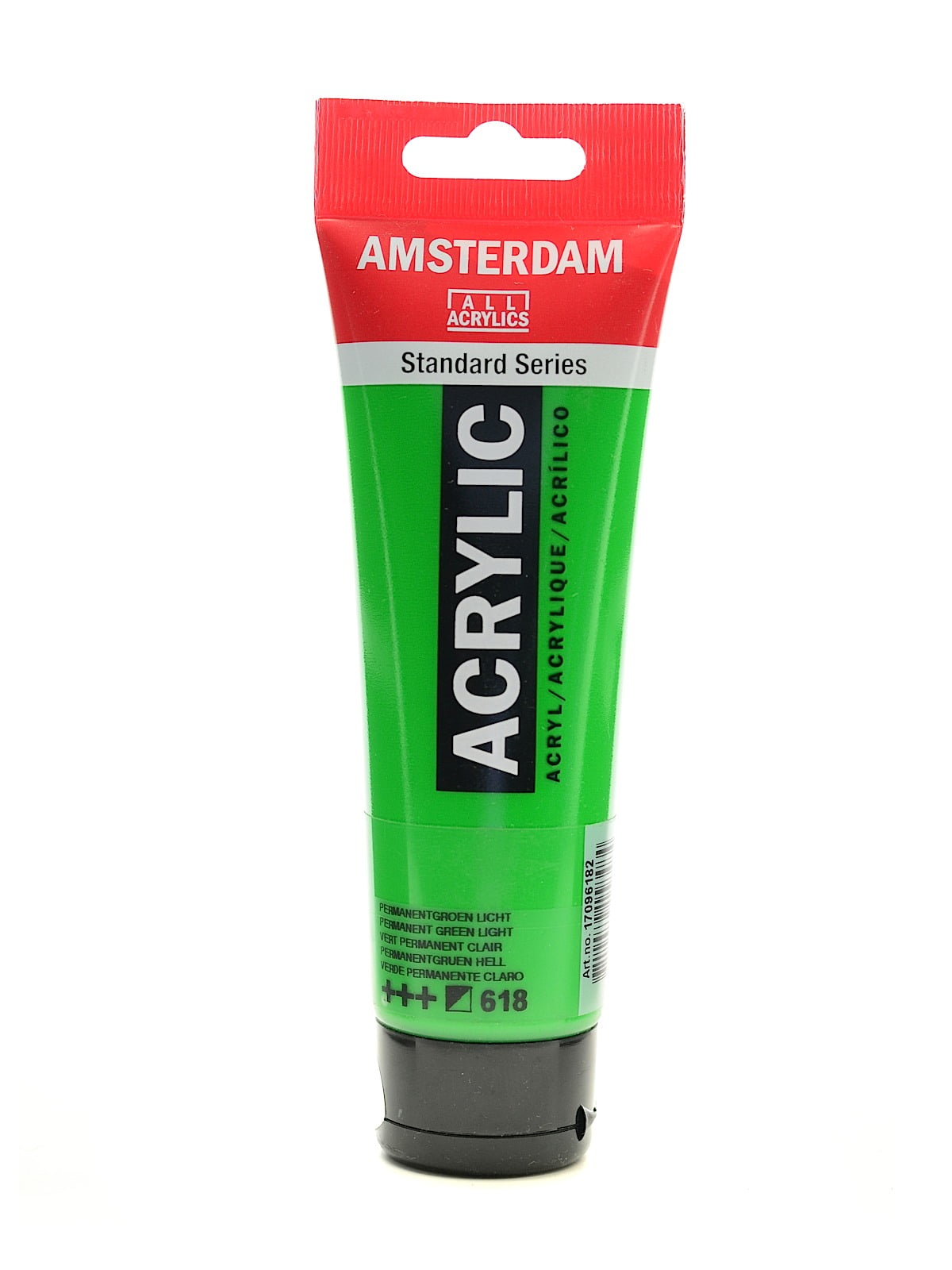 Standard Series Acrylic Paint permanent green light, 120 ml (pack of 3 ...